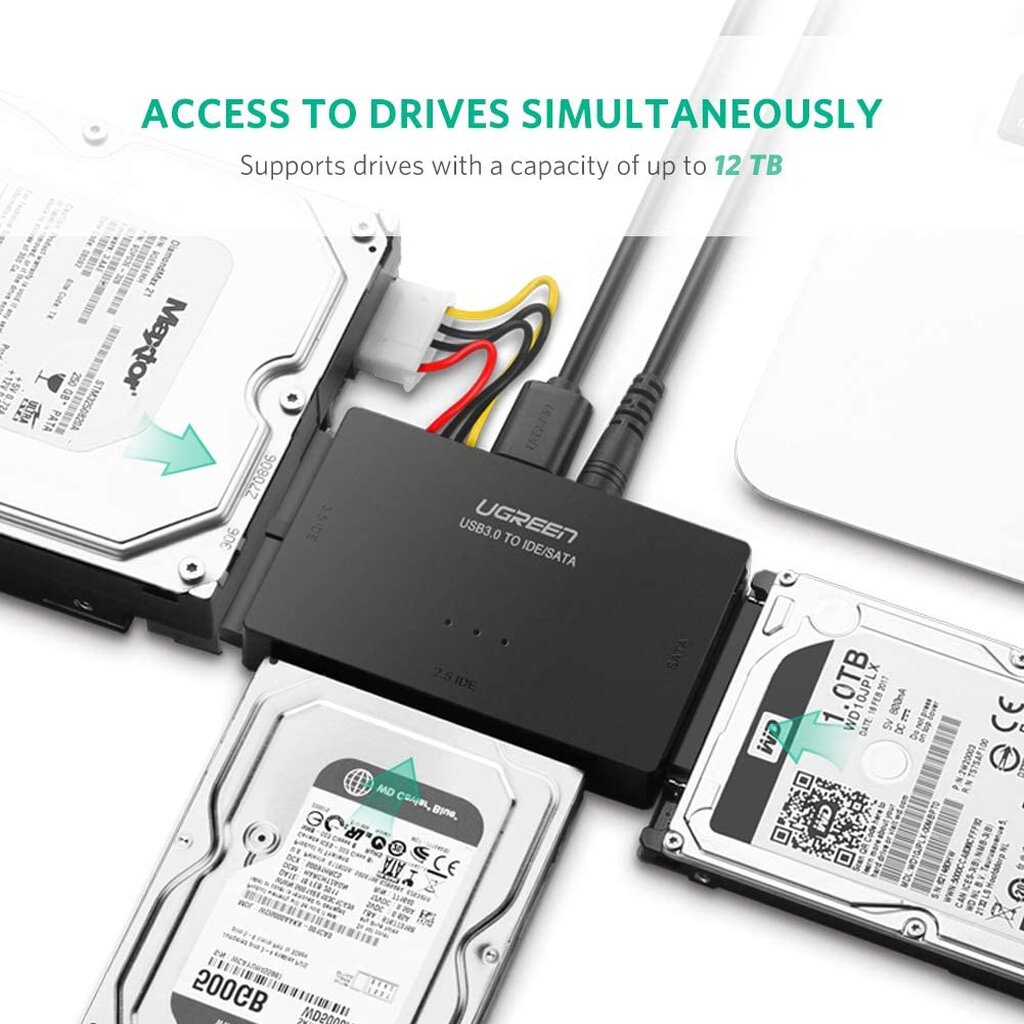 UGREEN USB 3.0 to Sata & IDE converter (30353) | Shopee Thailand