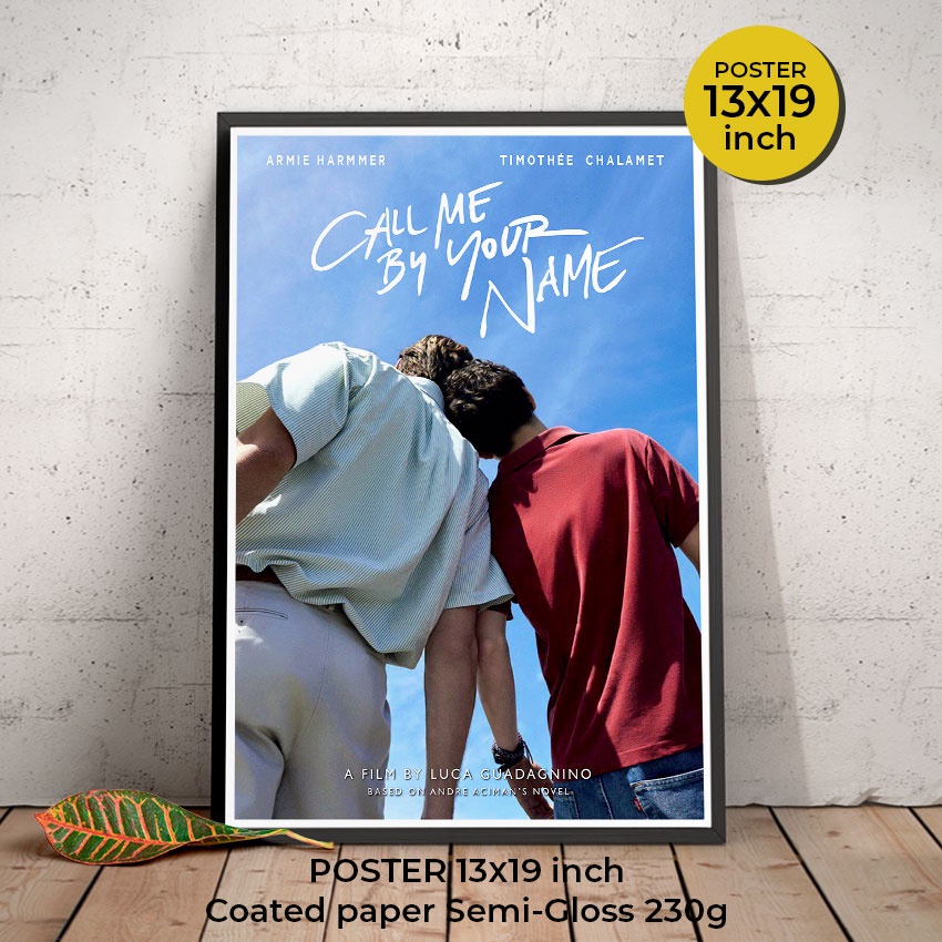 Call Me by Your Name Poster - Timothée Chalamet โปสเตอร์ภาพขนาด 33X48 ...