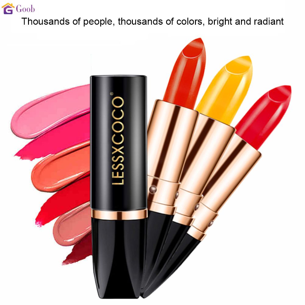 ลิปสติกเปลี่ยนสี Lessxcoco ลิปสติกเปลี่ยนอุณหภูมิ ให้ความชุ่มชื้น ลิป ...