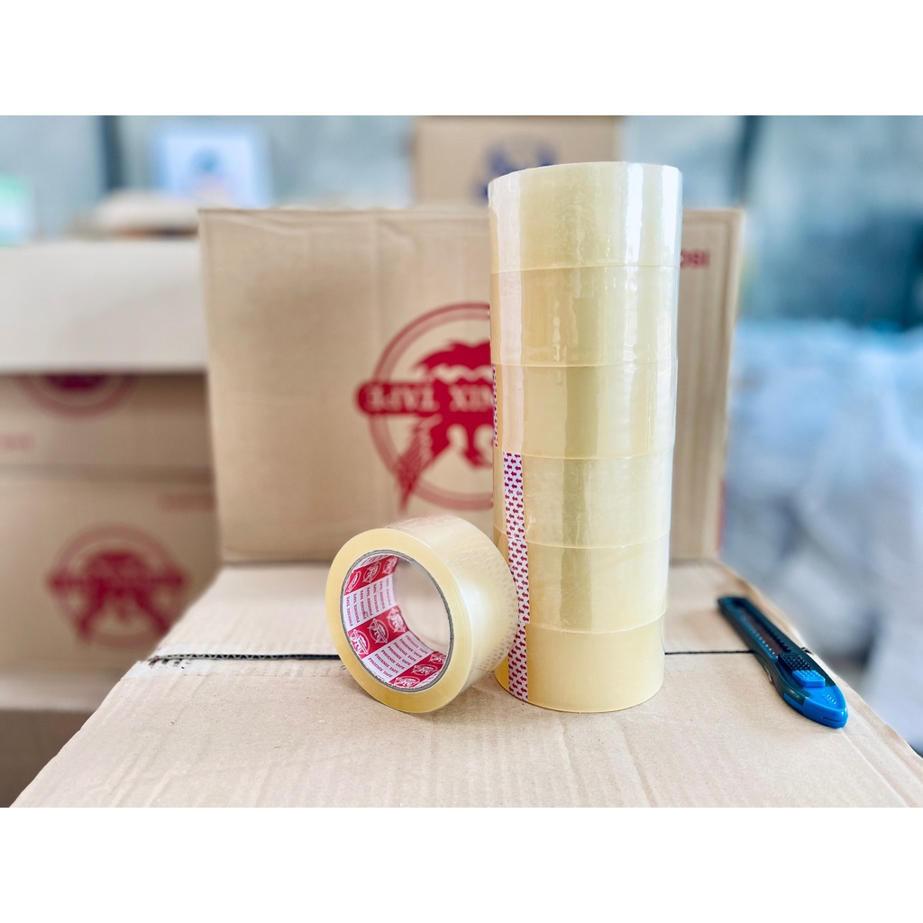 เทปกาว Phoenix Tape แพ็ค 6 ม้วนสุดคุ้ม กว้าง 2 นิ้ว ยาว 100 หลาเต็ม #1 ...