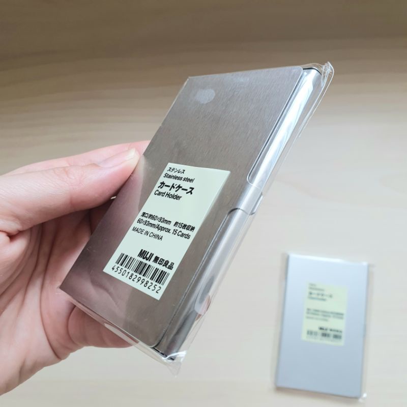 Muji card holder กล่องใส่นามบัตร มูจิ | Shopee Thailand