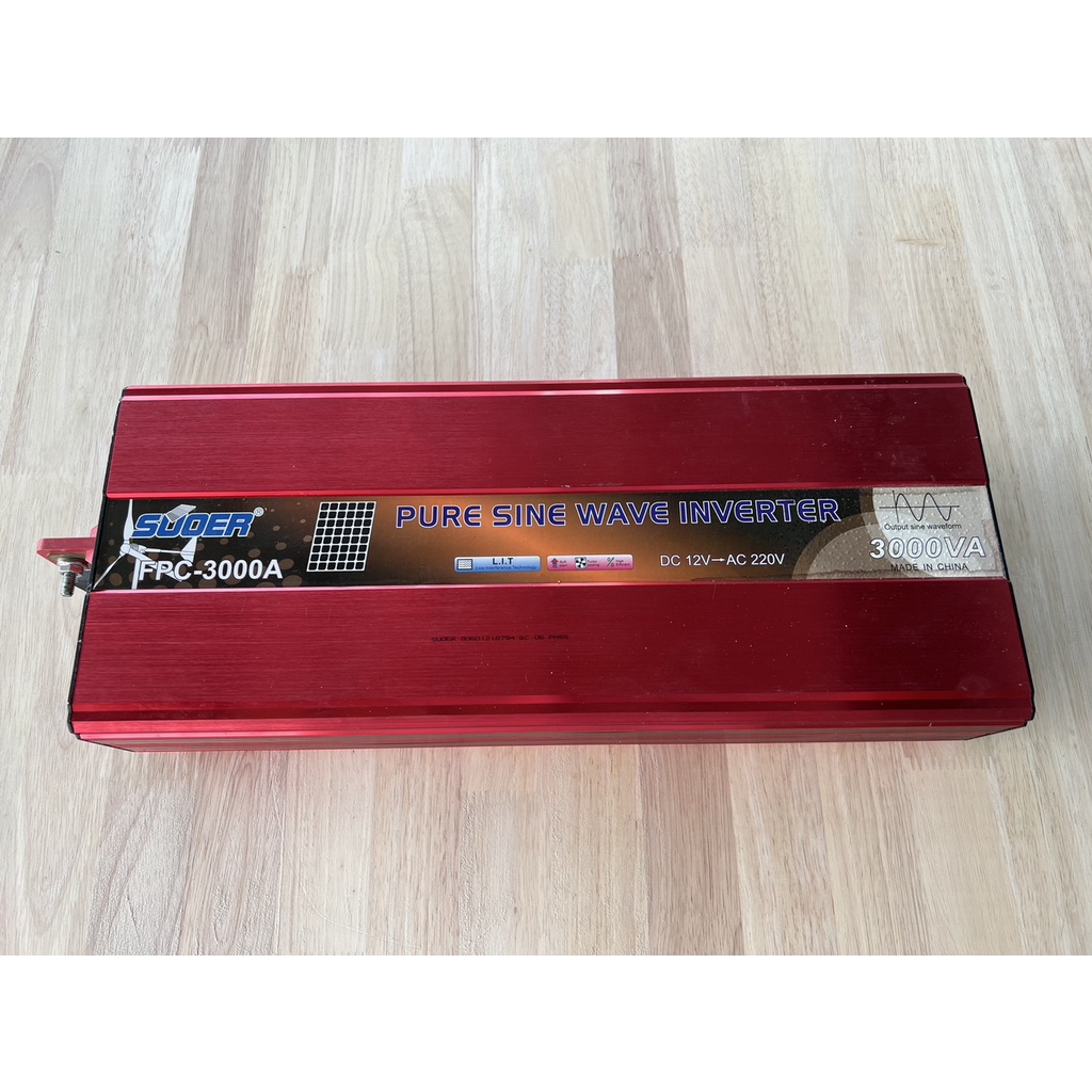 Inverter Pure Sine Wave อินเวอร์เตอร์ 3000W 12VDC รุ่น FPC-3000A (12V ...