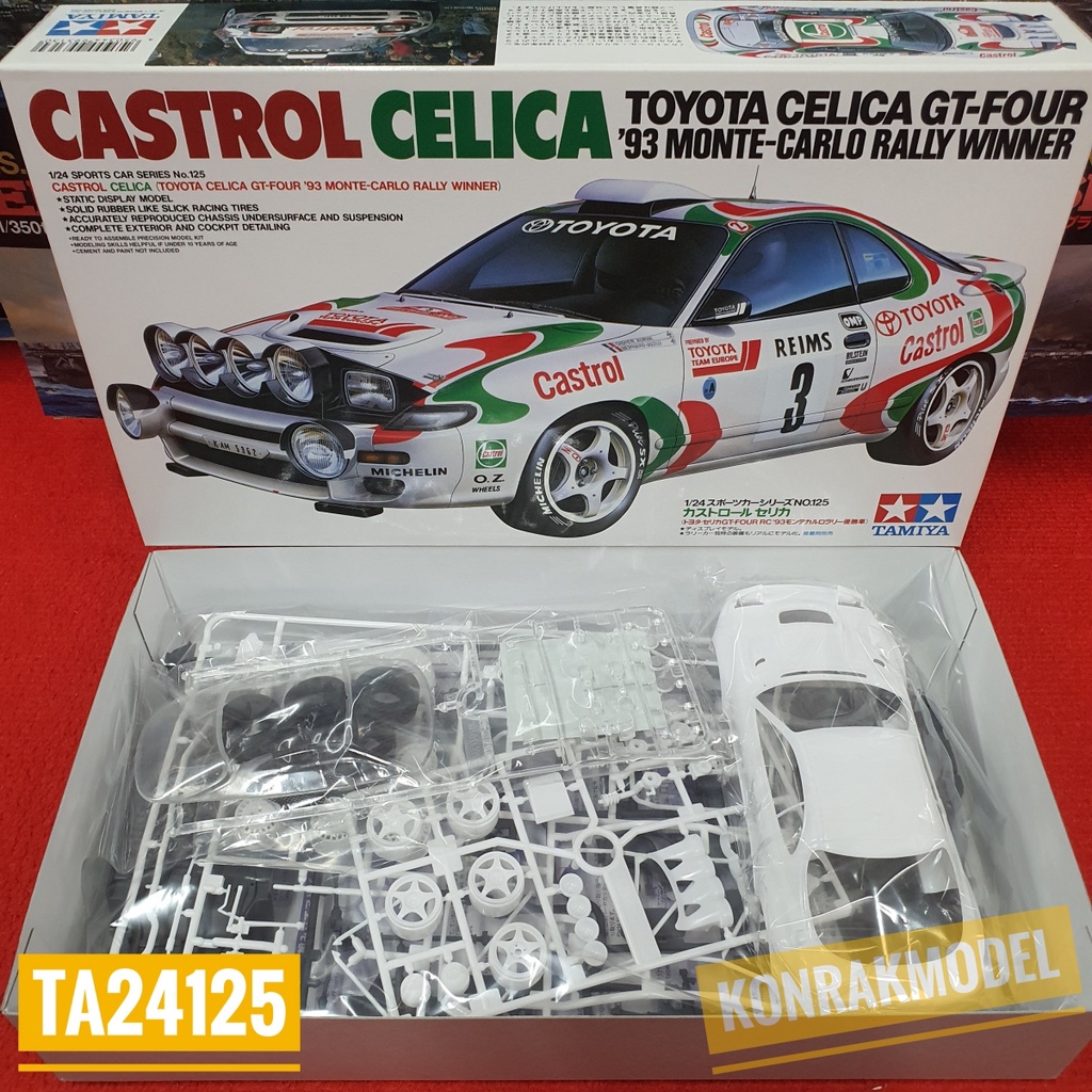 TAMIYA 24125 CASTROL CELICA TOYOTA CELICA [1/24] | Shopee Thailand