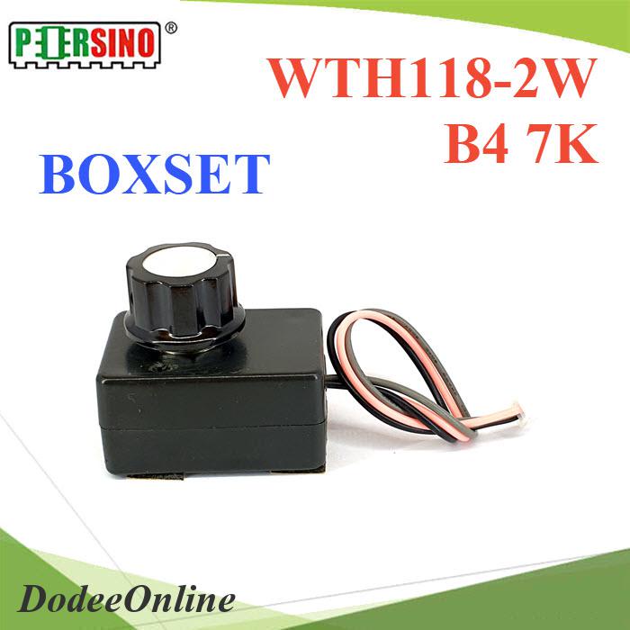 โวลุ่ม ปรับรอบ ประกอบกล่อง คอนโทรลมอเตอร์ Bldc รุ่น Wth118 2w B4 7k รุ่น Volume 10k Dd Shopee