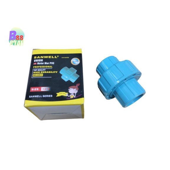 Watermoor Union PVC Sanwell 1/2 INCH Water Mur พลาสติกธรรมดา Watermur ...