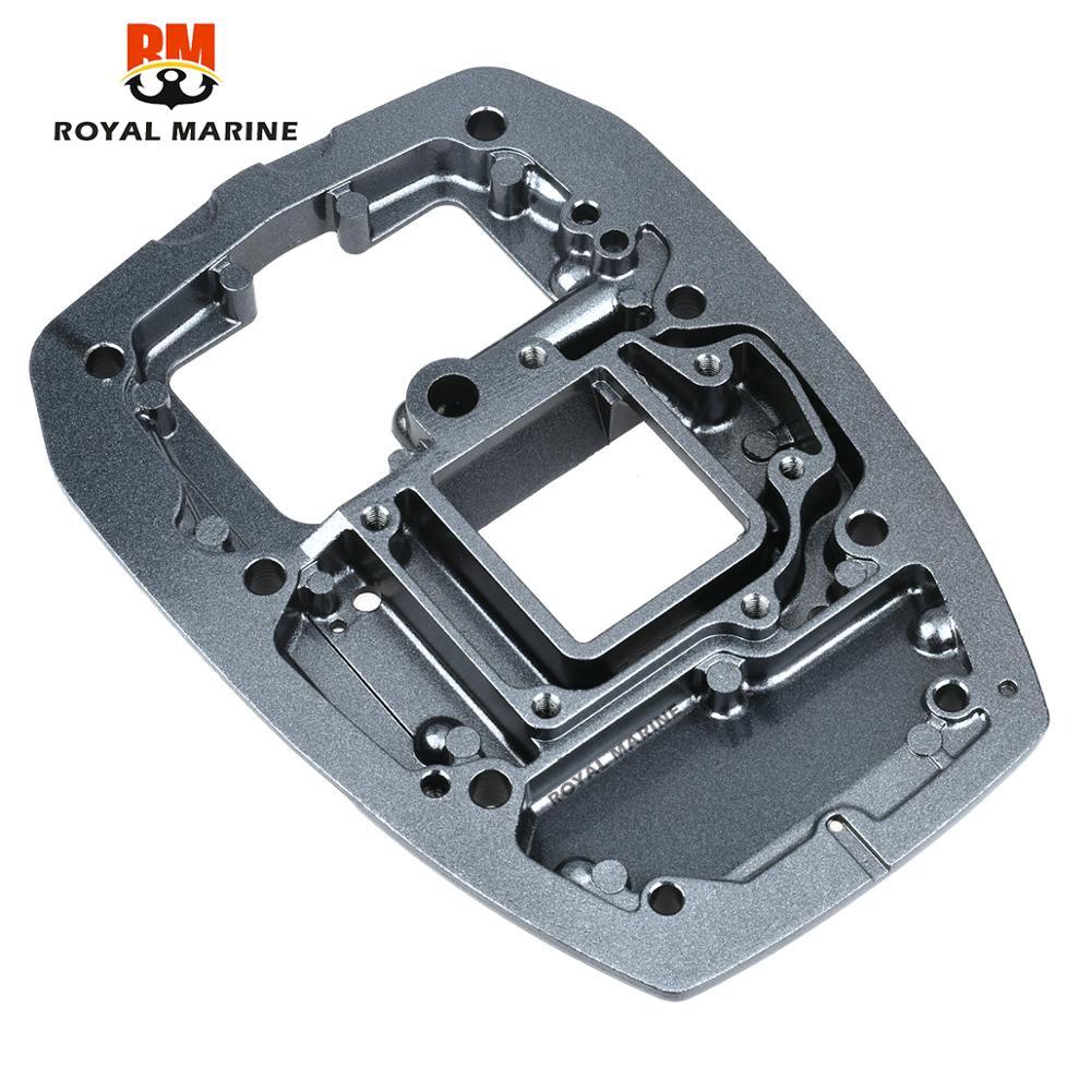 ท่อไอเสีย 6B4-41137-00-5B สําหรับมอเตอร์เรือ yamaha 9.9HP 15HP 2 จังหวะ ...