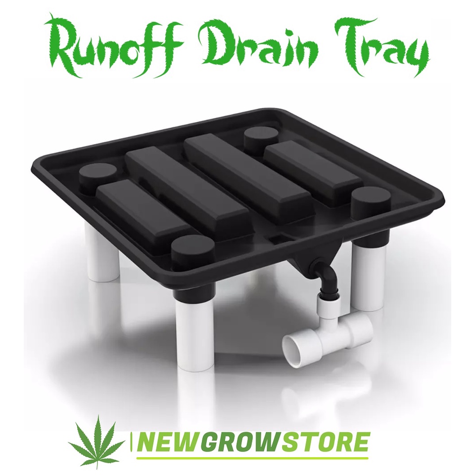 ถาดระบายน้ำ Runoff Drain Tray 15.5 นิ้ว ถาดรองกระถางต้นไม้ ถาดรองน้ำไหล ...