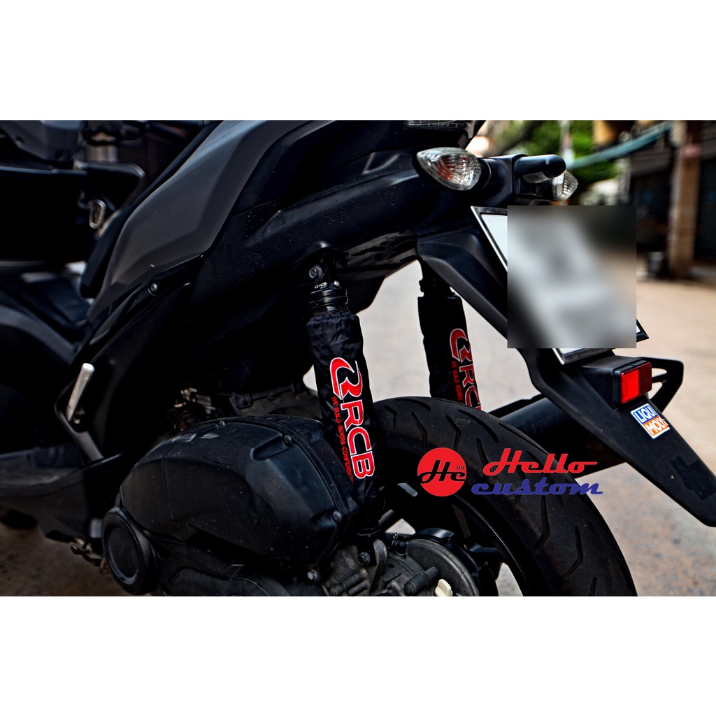ผ้าคลุมโช๊คหลัง Pcx Nmax Showa Aerox Ohlins RCB YSS สําหรับ Honda ...