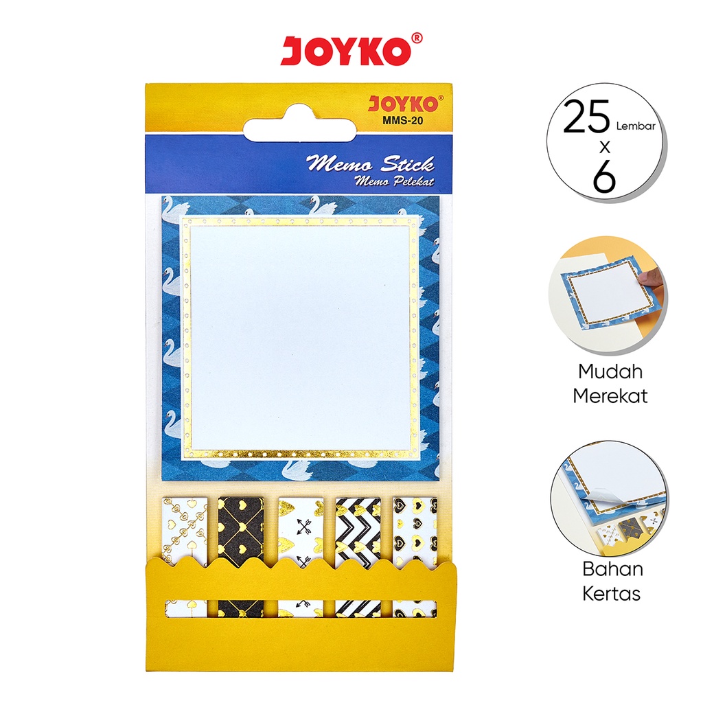 Joyko MMS-20 Sticky Note Memo Paper Memo Stick | Shopee Thailand