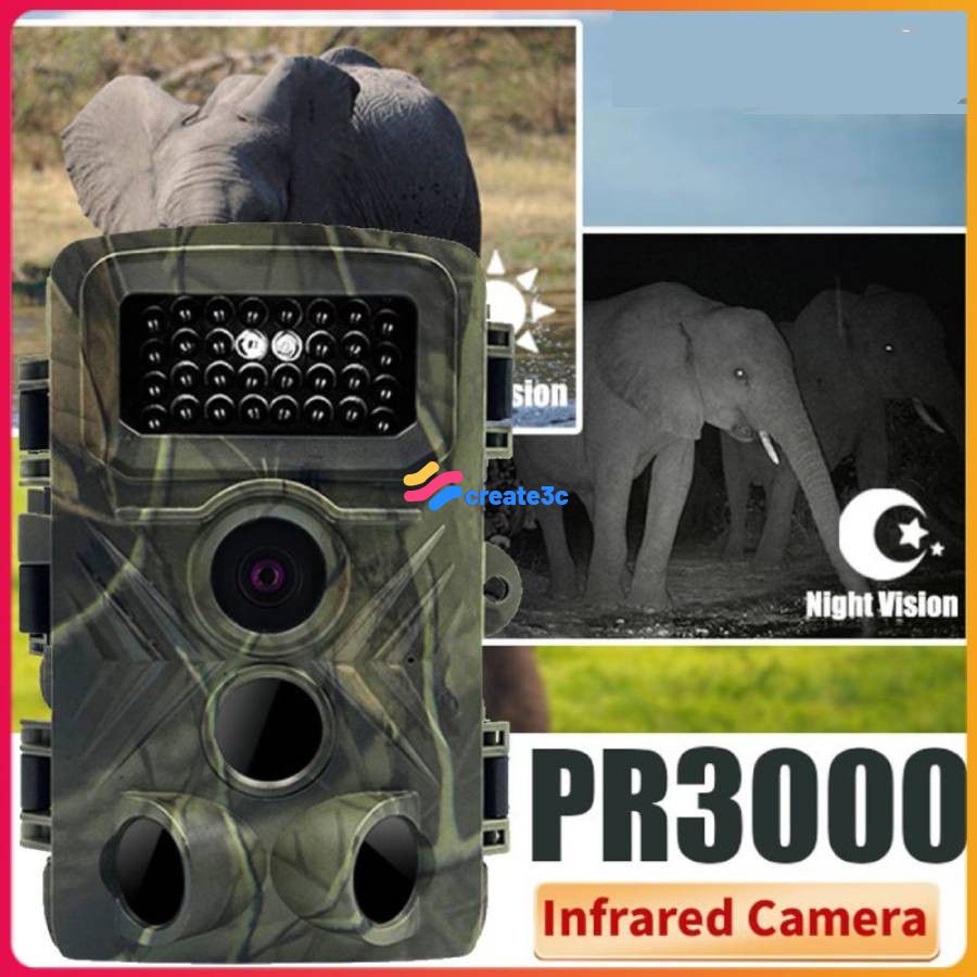 Pr3000 36mp 1080P การล่าสัตว์กล้อง/วิดีโอกล้อง Trail ฝึก Ip54สร้าง ...