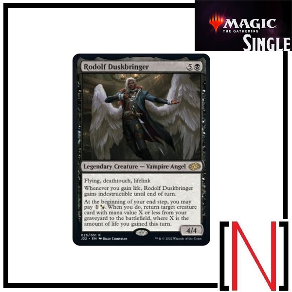 [MTG][Single][J22] Rodolf Duskbringer ระดับ Rare [ภาษาอังกฤษ] | Shopee ...