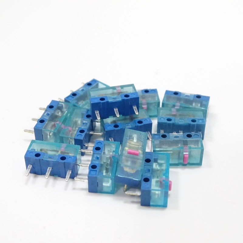 Beste 4 ชิ้นใหม่ HUANO Blue Transparent Shell Pink Dot Mouse Micro ...