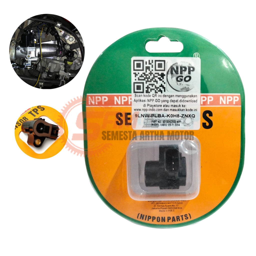 NPP Original TPS Sensor Motor Vario 125 Bulb 2014 คุณภาพญี่ปุ่น ...