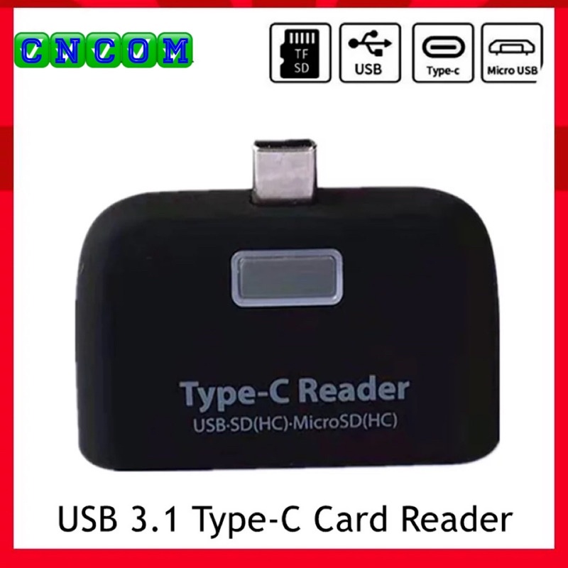 Type-C 3.1 Hub Usb3.1ประเภท C ถึง Usb2.0เครื่องอ่านการ์ด SD/TF Type-C Hub OTG card Reader ...