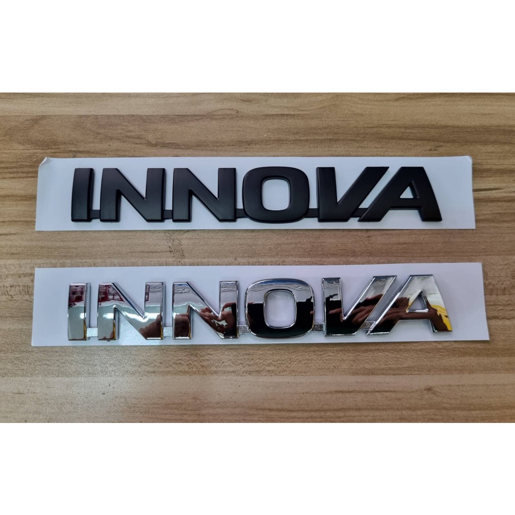 โลโก้ตัวอักษร อินโนว่า คริสต้า 2022 โตโยต้า ขนาด 18 * 2.5 cm INNOVA ...