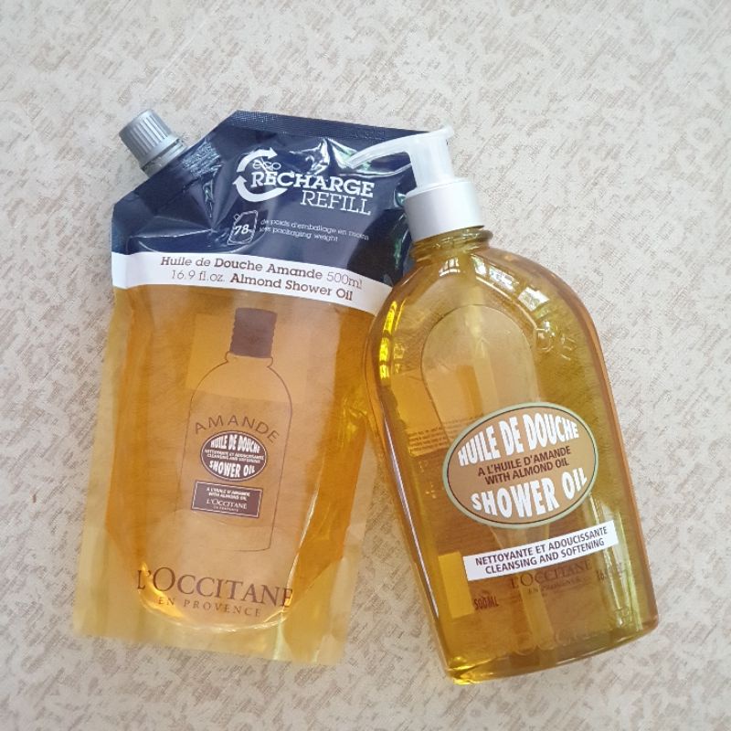 L'OCCITANE Almond Shower Oil 500 ml. | Shopee Thailand