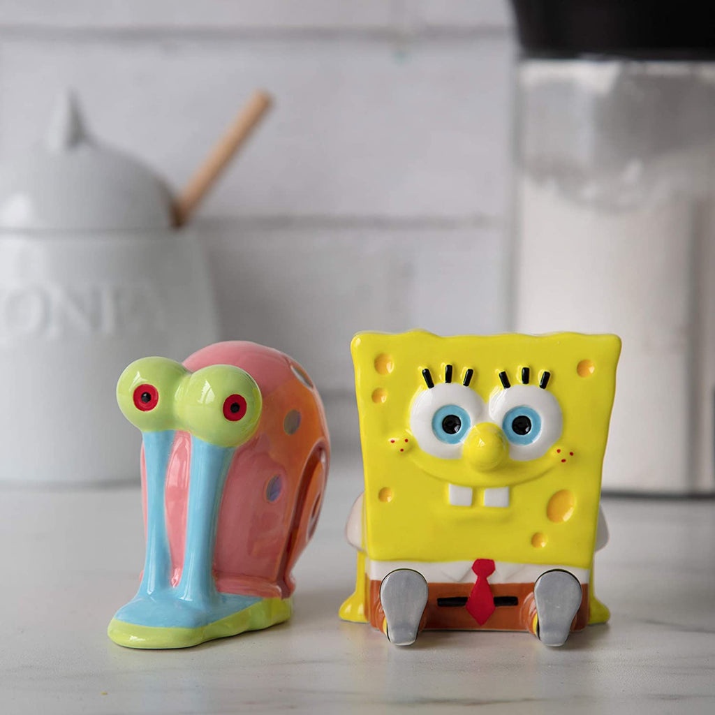 SpongeBob SquarePants SpongeBob and Gary Salt & Pepper Shakers | Shopee ...