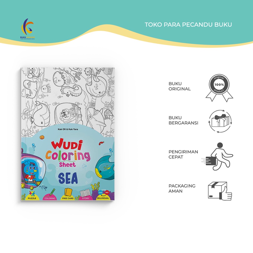 Children& 39;s Book - Wudi Coloring Sheet Sea - Kak Ofi & Kak Yara ...