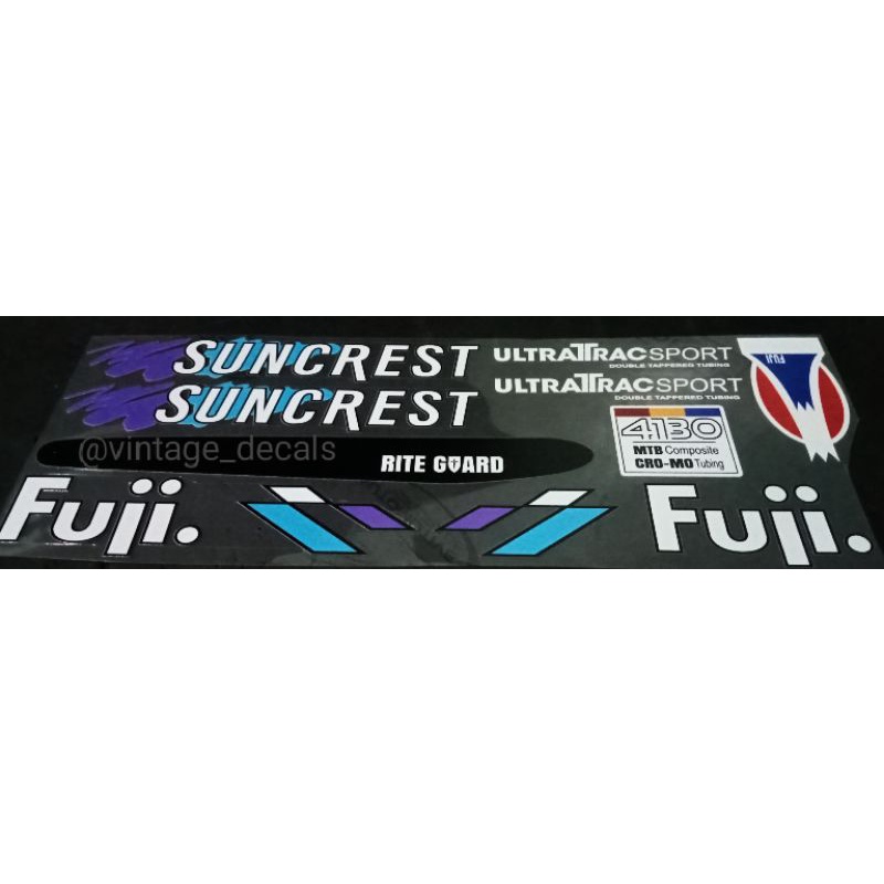 สติ๊กเกอร์สติ๊กเกอร์จักรยาน Fuji SUNCREST | Shopee Thailand