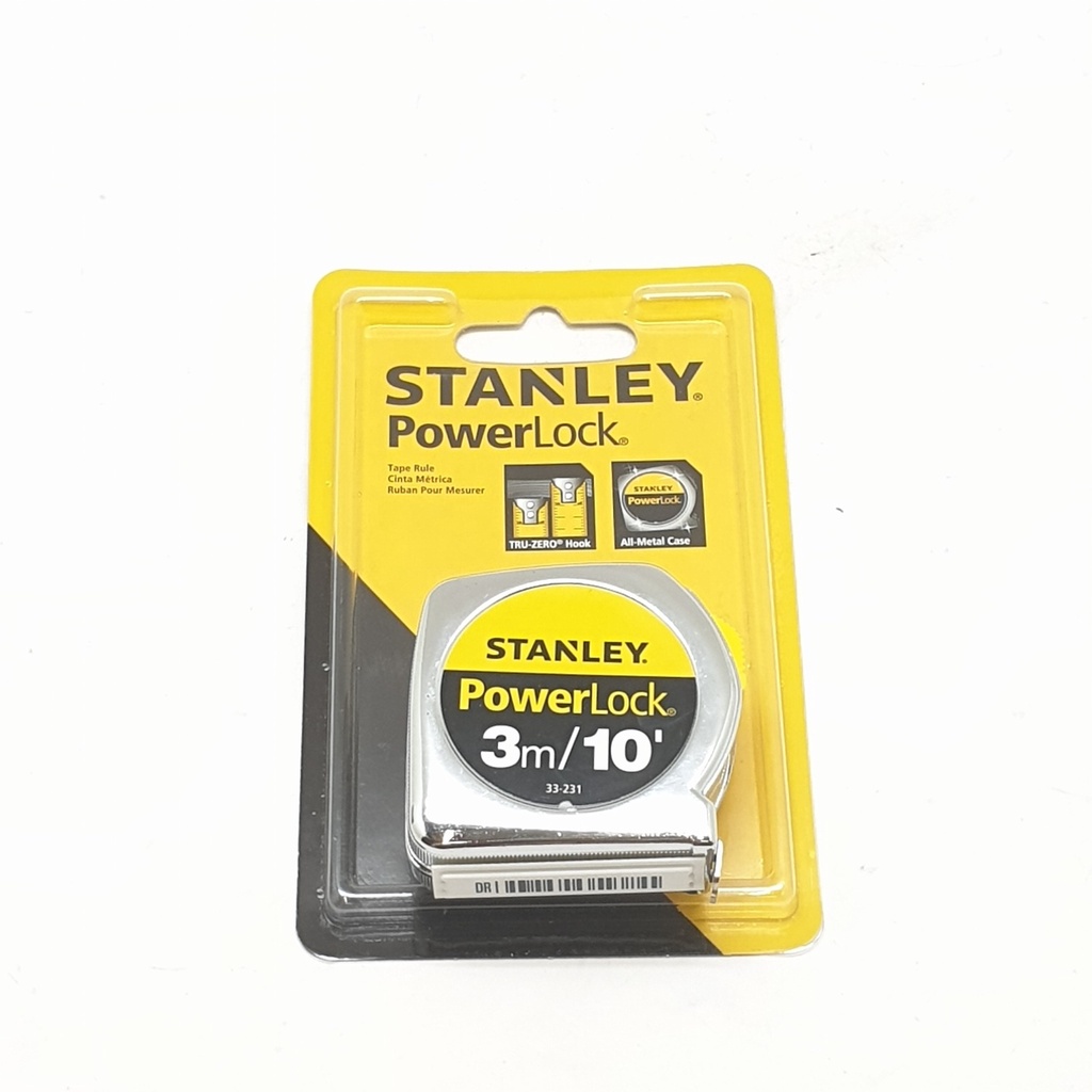 STANLEY ตลับเมตร 3 เมตร รุ่น POWERLOCK 3M 33-231 | Shopee Thailand