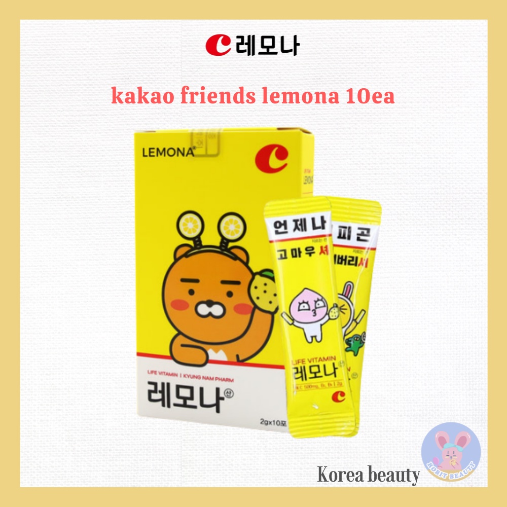 [LEMONA] Kakao Friends Lemona 10ea lemona / lemona vitamin c / vitamin c / vitamin c powder ...