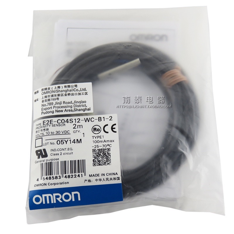 กทม Omron E2E-C03SR8-WC-C1 เซนเซอร์สวิตช์พร็อกซิมิตี้ E2E-C04S12-WC-B1 E2E-C04SR8-WC-B1-1 ส่ง ...