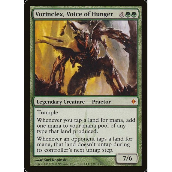 Vorinclex, Voice of Hunger ชุด New Phyrexia การ์ด MTG | Shopee Thailand