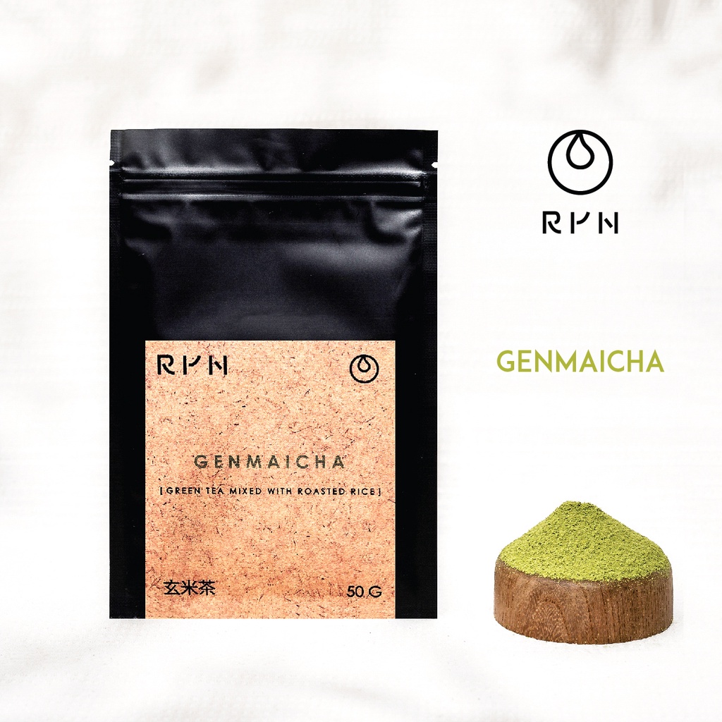 RYN - Genmaicha Powder (Ground Genmaicha + Matcha) ข้าวกล้องญี่ปุ่นคั่ว ...