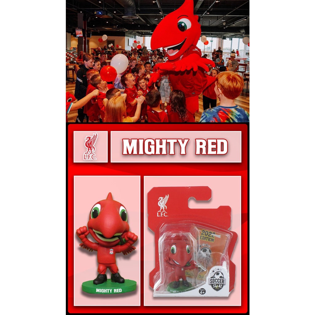 โมเดลมาสคอตLiverpool SoccerStarz LFC Mighty Red | Shopee Thailand