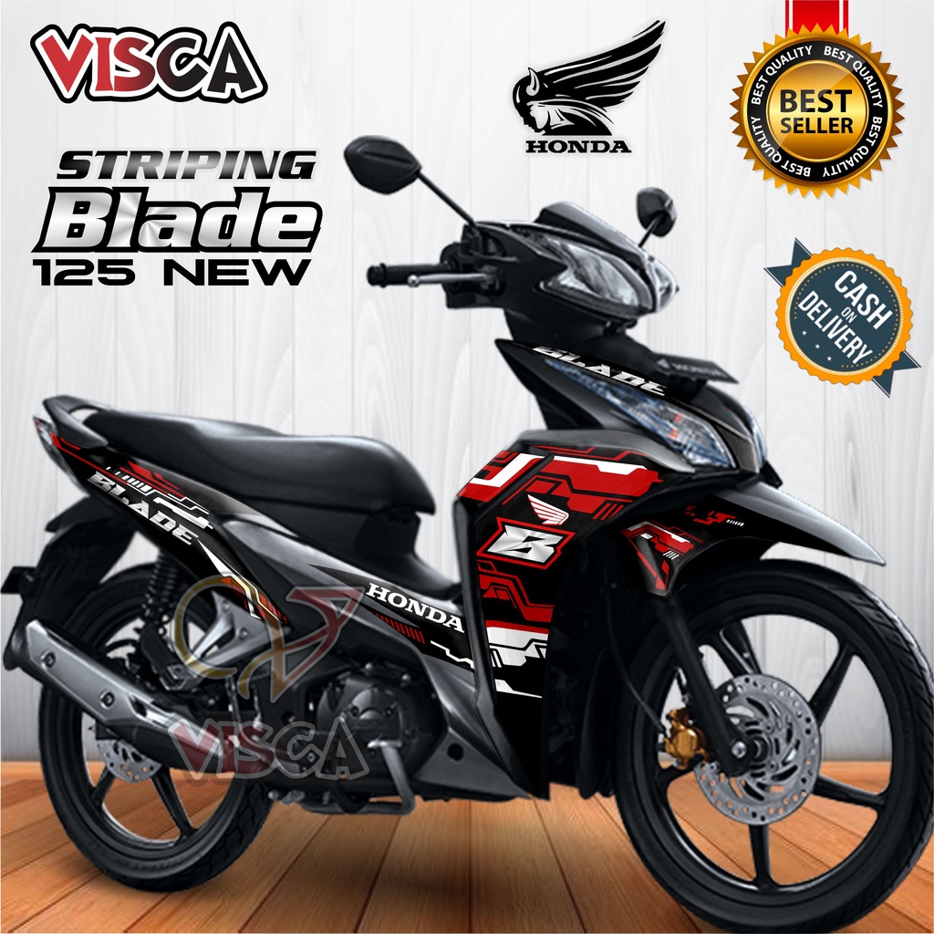 Striping Blade 125 ใหม่ - Honda Blade 125 ใหม่ Repsol Trim Variation ...