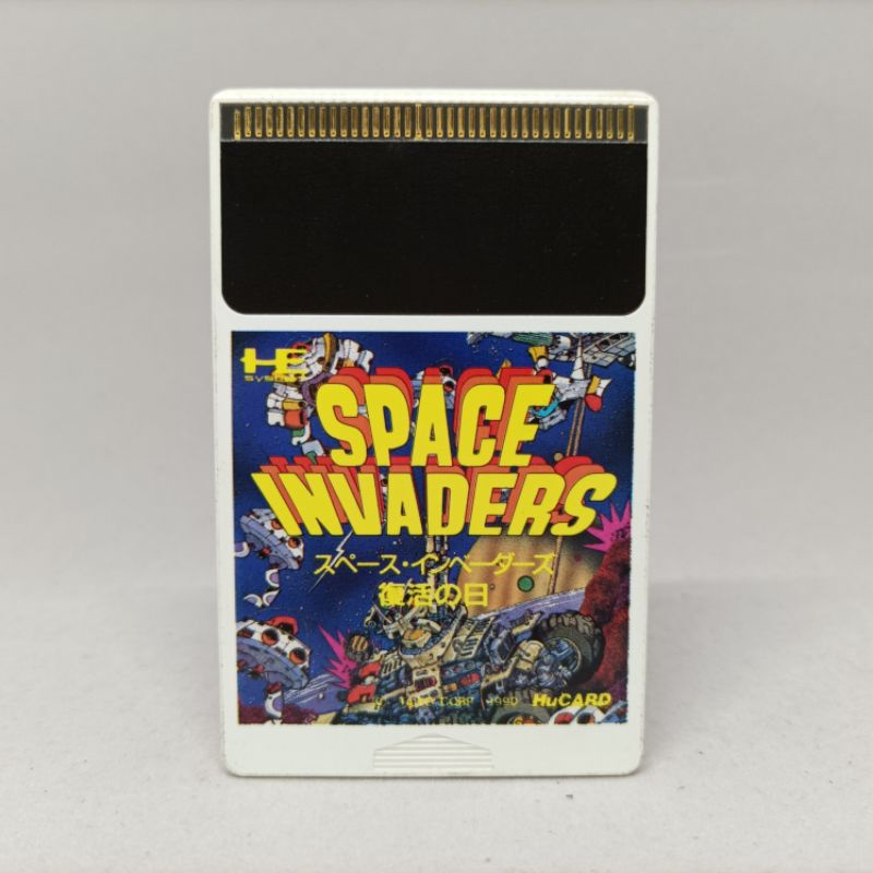 Space Invaders: Fukkatsu No Hi (PCE) | แผ่นเกมเปล่าพีซีเอ็นจินแท้ | PC Engine HuCARD | Original ...