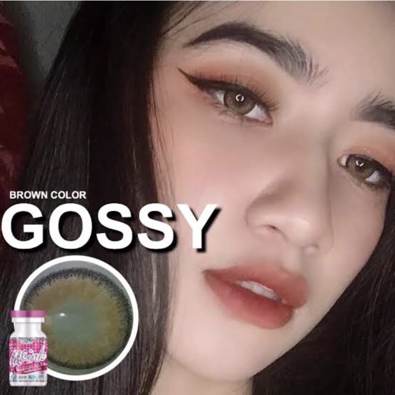 คอนแทคเลนลาย Gossy สีเทา,สีน้ำตาล | Shopee Thailand
