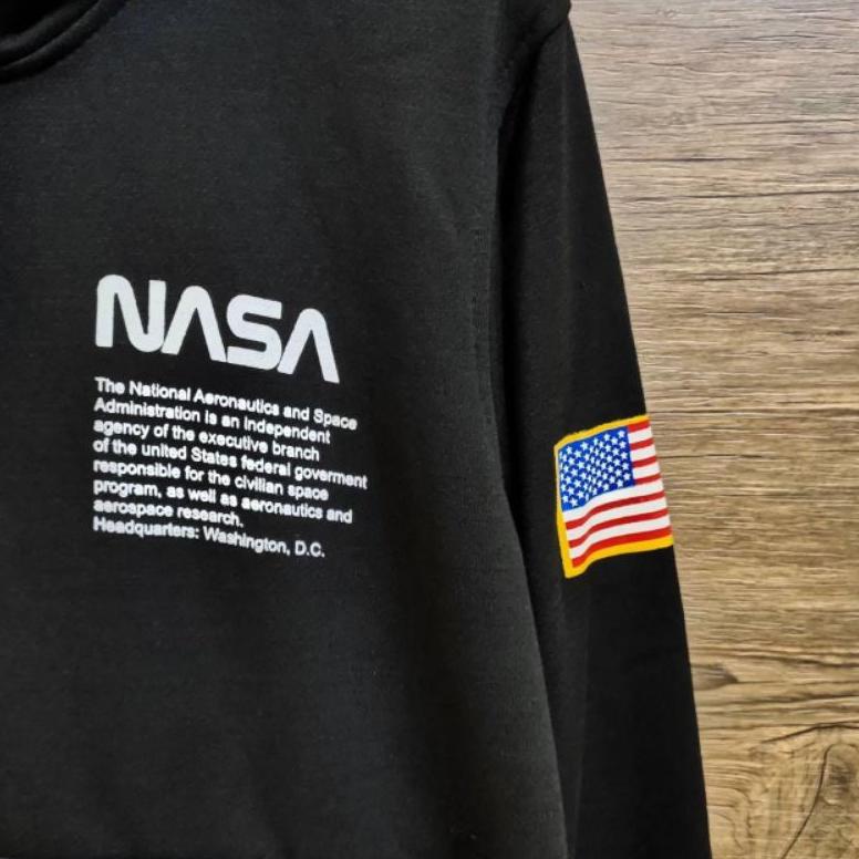 ใหม ่! Nasa H &M เสื ้ อกันหนาวมีฮู ้ ดขนแกะหนา/NASA H &M Jacket ...