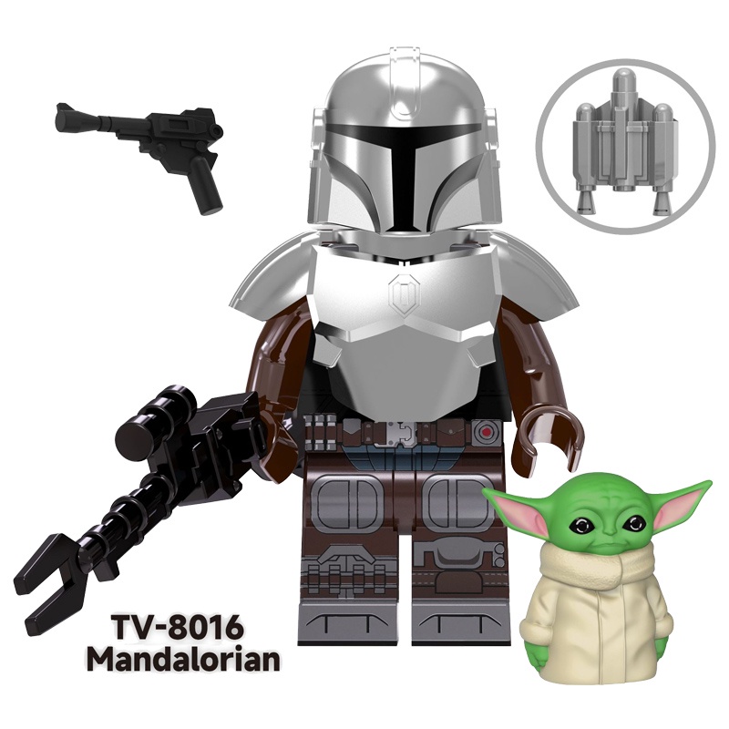 ของเล่นตัวต่อฟิกเกอร์ Space Wars Wrecker Clone Trooper Commander Cody ...