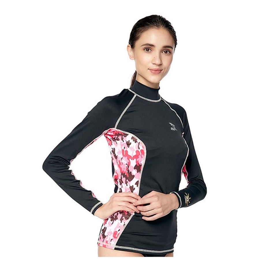 Adult Women Long Sleeve Rash Guard | Shopee Thailand