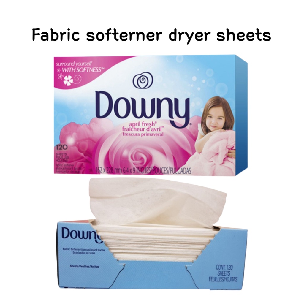 Downy Dryer Sheets น้ํายาปรับผ้านุ่ม Anti-Wrinkle Anti-Static ...