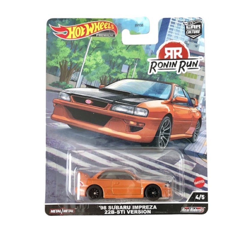Hot Wheels Ronin Run Premium '98 Subaru Impreza 22B-STi Version ...