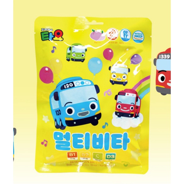 Character Kids Vitamin Candy / Pororo Vitamin Pink Pong Tayo Vitamin ...
