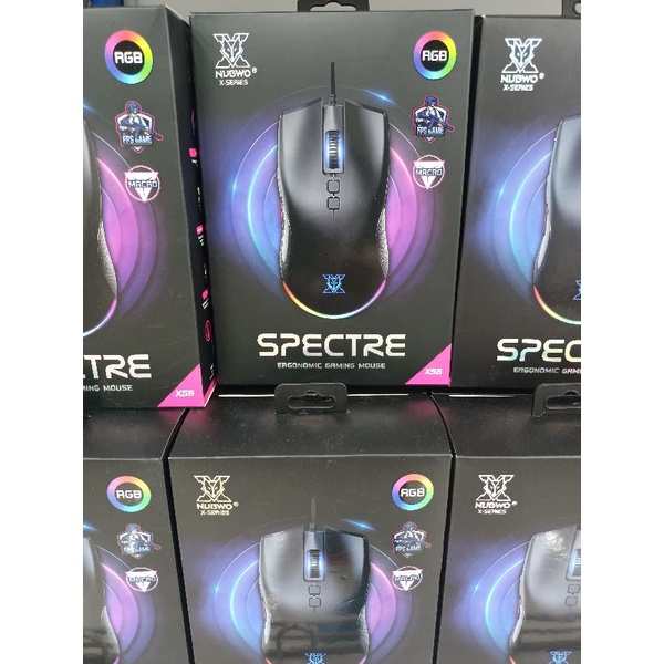 NUBWO X56 ERGONOMIC GAMING MOUSE (SPECTRE)(สินค้าใหม่) | Shopee Thailand