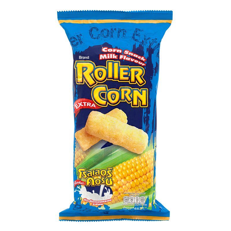 Raller Carn Extra Craspy Carn Malk Flavar 65aaโรลเลอร์คอร์นเอ็กซ์ตร้า ...