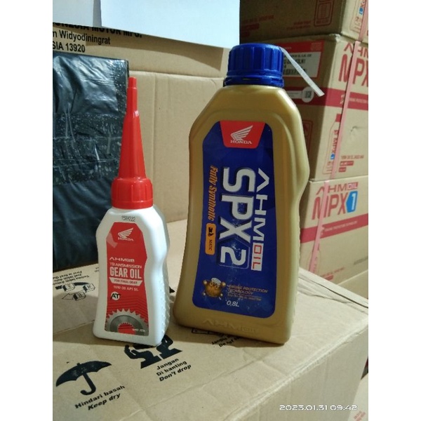แพ ็ คเกจน ้ ํามันรถจักรยานยนต ์ Honda SPX 2 0.8 MATIC และเพลา AHM 120 ...