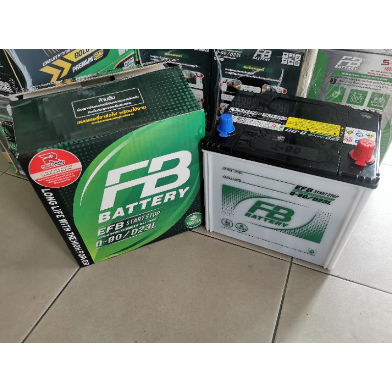แบตเตอรี่ FB Battery Q-90 แบตกึ่งแห้งพร้อมใช้งาน | Shopee Thailand