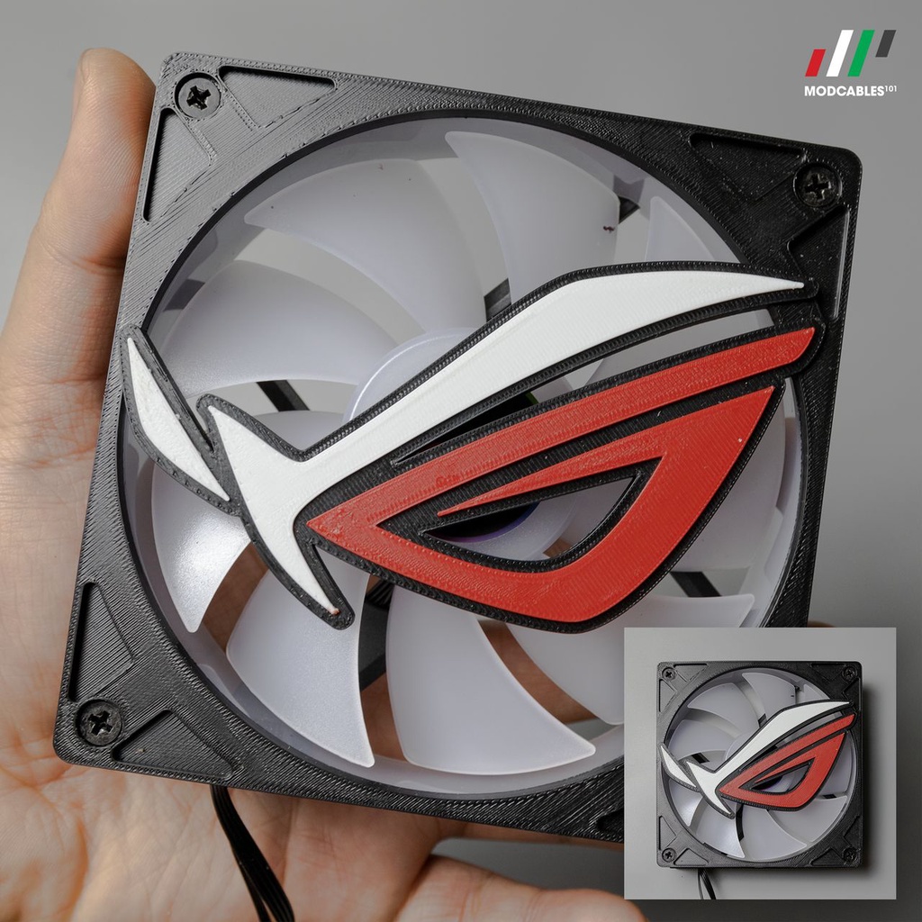 Custom PC Fan Grill Cover 120mm กรอบพัดลมคอมพิวเตอร์ขนาด 120mm พร้อมน ...