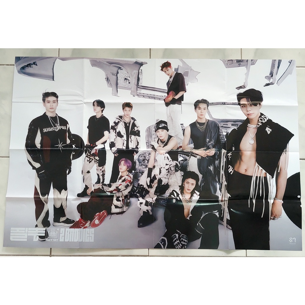 โปสเตอร์ พับ ของแท้ จาก CD อัลบั้ม NCT 127 - 2 Baddies Album ของแท้ พร้อมส่ง Kpop Poster ...
