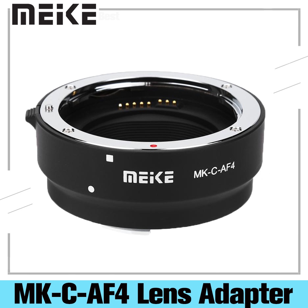 Meike MK-C-AF4 Auto Focus เลนส์อะแดปเตอร์แหวนสําหรับ Canon EOS-M Mount ...