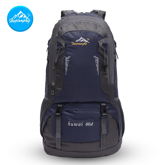 NL26 กระเป๋าเป้เดินทาง 60 ลิตร ใบใหญ่ เป้สะพายหลัง backpack เป้เดินป่า เนื้อผ้าไนลอนกันน้ำ ตัว ...