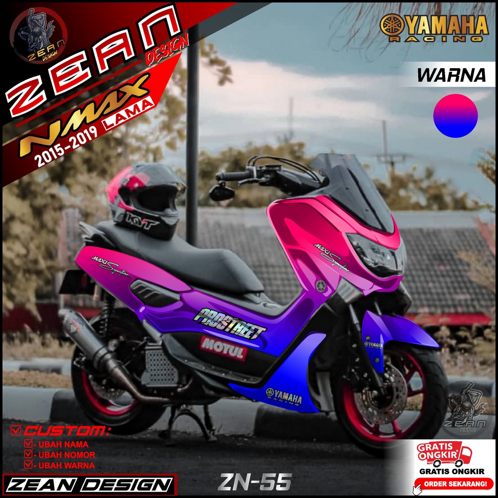 Yamaha NMAX 155 Old Fullbody Decal Sticker - Old NMAX Sticker Decal ...