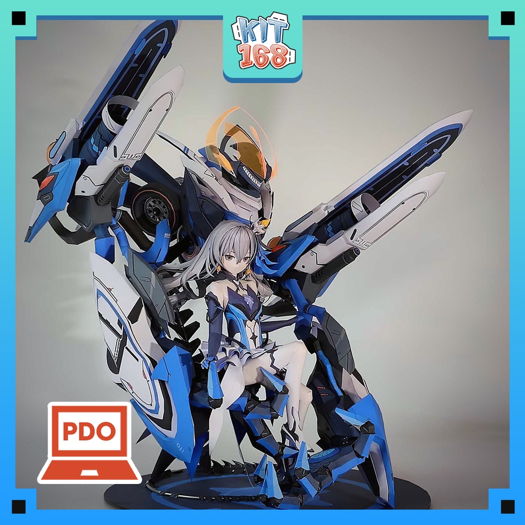 โมเดลกระดาษ เกมอนิเมะ Bronya Zaychik (Herrscher of Reasons) - Honkai ...