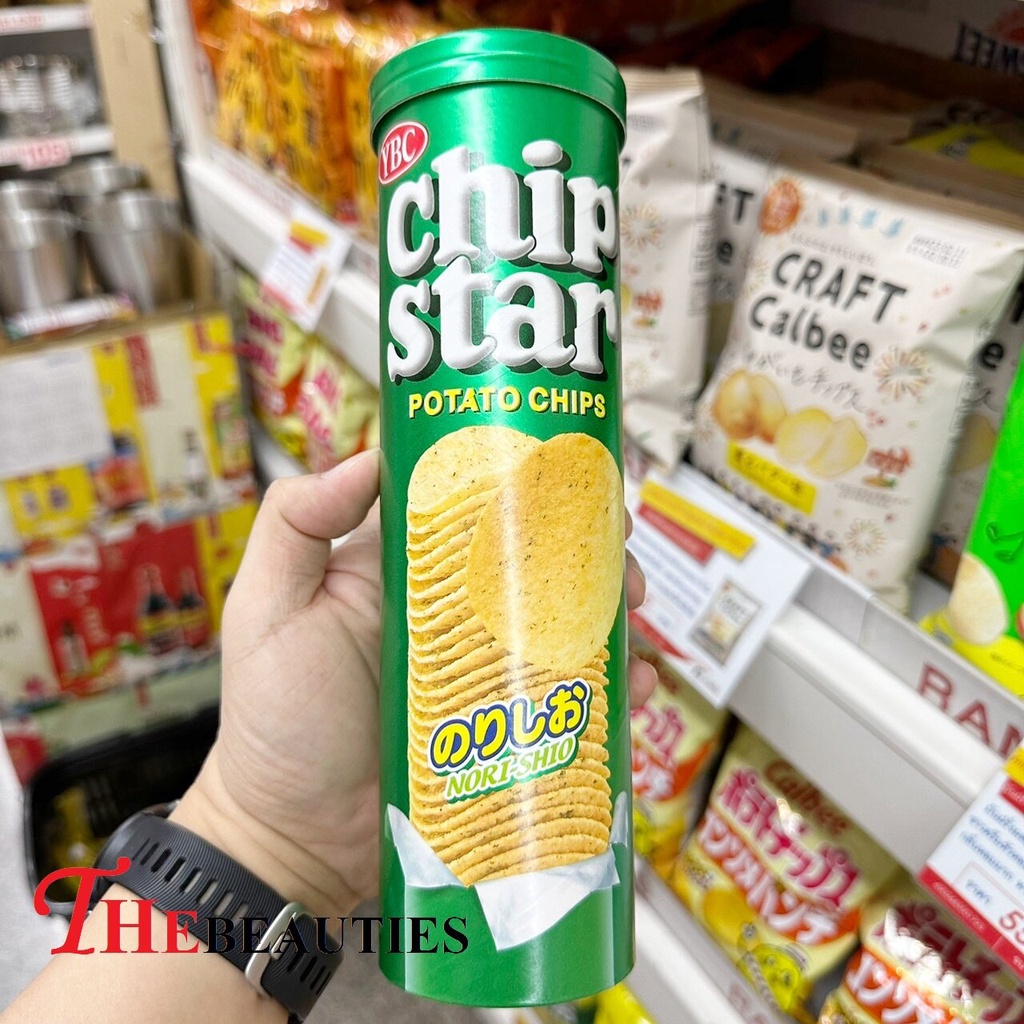 ️Hot ️ YBC Chip Star potato chips 115 g. #nori shio มันฝรั่งอบกรอบรสสารหร่ายโนริปราศจากน้ำมัน ...