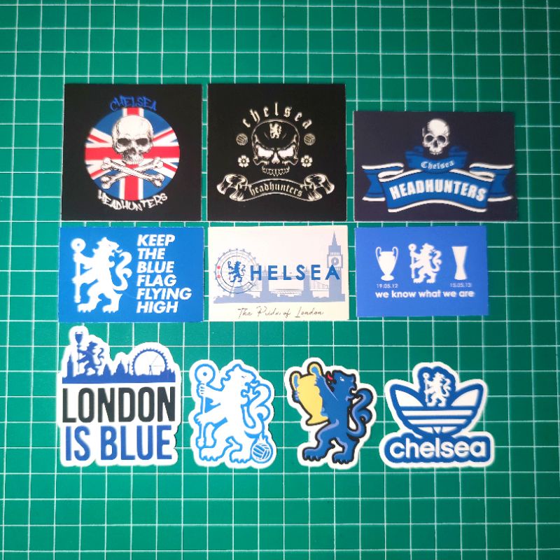 สติ๊กเกอร์เชลซี Blues London คือ Blue Keep The Blue Flag Flying High ...